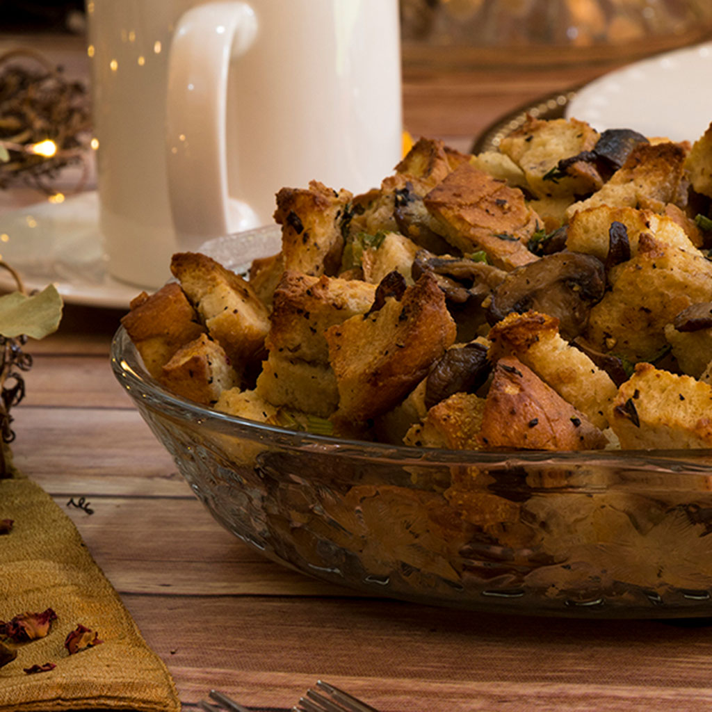 Boursin and Mushroom Stuffing – The Spice & Tea Exchange