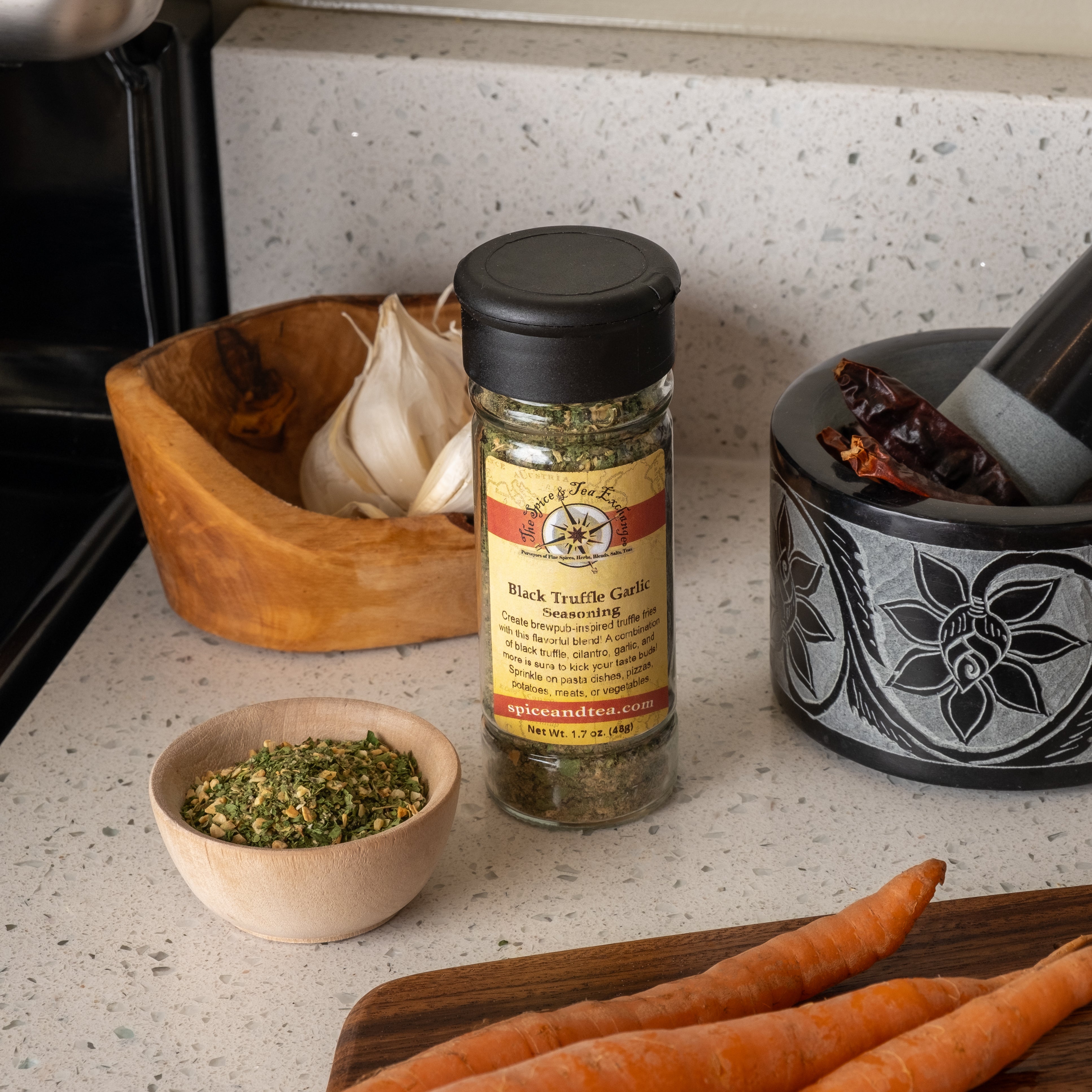 Black Truffle Garlic Seasoning | The Spice & Tea Exchange