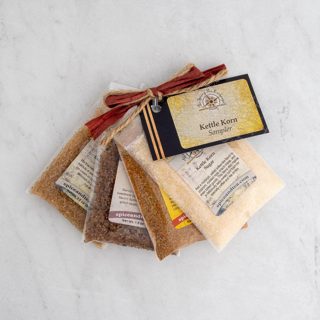 Kettle Korn Sampler – The Spice & Tea Exchange