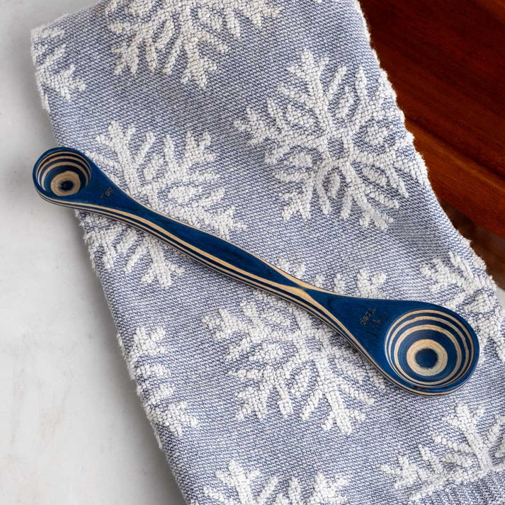 Double Ended Spoon (Navy, Peacock, Natural) – The Spice & Tea Exchange