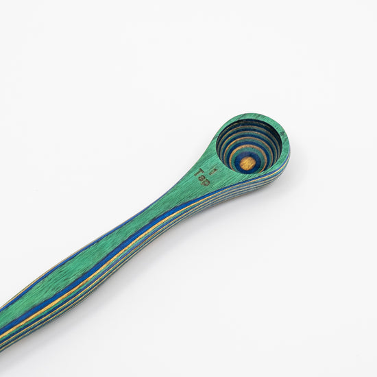 Double Ended Spoon (Navy, Peacock, Natural) – The Spice & Tea Exchange