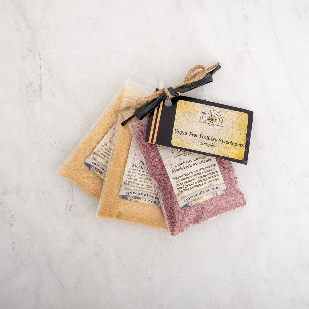 Sugar-Free Holiday Sweeteners Sampler – The Spice & Tea Exchange
