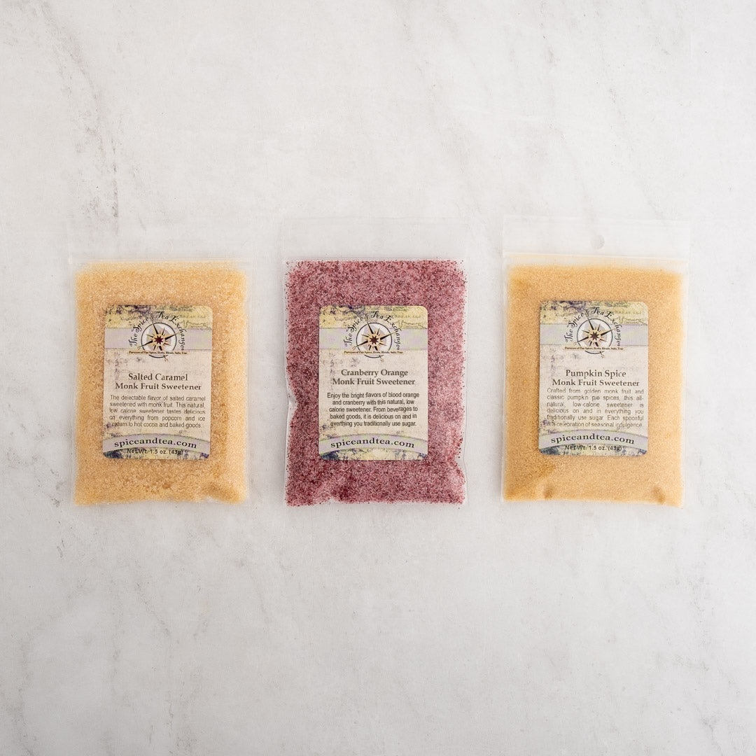 Sugar-Free Holiday Sweeteners Sampler – The Spice & Tea Exchange